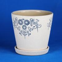 China Customizable Ceramic Pots For  Gardening In Different Colors for sale