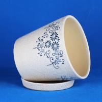 China Customizable Ceramic Pots For  Gardening In Different Colors for sale