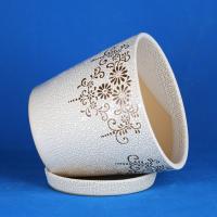 China Customizable Ceramic Pots For  Gardening In Different Colors for sale