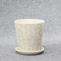 China Customizable Ceramic Pots For  Gardening In Different Colors for sale