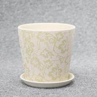 China Customizable Ceramic Pots For  Gardening In Different Colors for sale