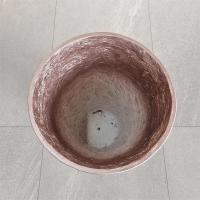 China Fiber Clay Planter Round D320xH550 Modern Durable for Garden Patio for sale