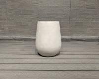 China Fiber Clay Planter D460mm H70mm Hand Carved Reinforced Lightweight Waterproof Fireproof for sale