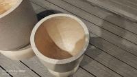 China Modern Style Fiber Clay Planter D460*H70 Light-weight Versatile For Any Setting for sale