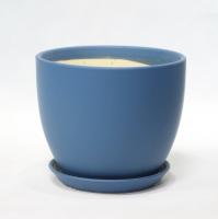 China QUANGUI QG-CM021 Modern Glossy Ceramic Pot with Drainage Hole for Indoor Plants for sale