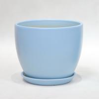 China QUANGUI QG-CM021 Modern Glossy Ceramic Pot with Drainage Hole for Indoor Plants for sale