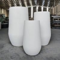 China Fiber Clay Planter D440x390mm Frost Resistant Custom Color for Patio Garden for sale
