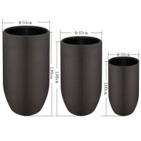 China Fiber Clay Planter D440x390mm Frost Resistant Custom Color for Patio Garden for sale