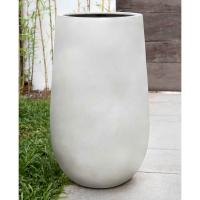China Fiber Clay Planter D440x390mm Frost Resistant Custom Color for Patio Garden for sale