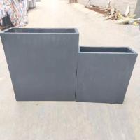 China Frost Resistant Round Fiber Clay Planter D440x390mm for Hotel Garden for sale
