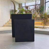 China Frost Resistant Round Fiber Clay Planter D440x390mm for Hotel Garden for sale