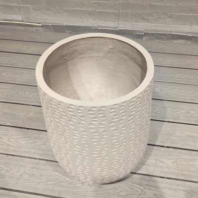China Frost Resistant Fiber Clay Planter Durable Lightweight for Charcoal Oven Camping Burners Barbecue for sale