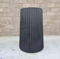 China Quangui Fiber Clay Planter Round D440x390mm Powder Coated Modern Plant Pot for sale