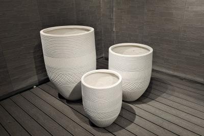 China Fiber Clay Planter D450xH600 for Barbecue Charcoal Oven Camping Burners for sale