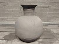 China Fiber Clay Planter 35x35x31.5cm Indoor Decoration Round Modern Durable 5-6 Years Outdoor Life for sale