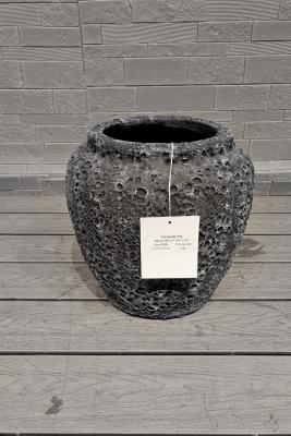 China Frost Resistant Fiber Clay Planter Modern Style with Drainage Holes 7-8 Years Indoor Life for sale