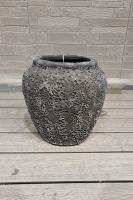 China Frost Resistant Fiber Clay Planter Modern Style with Drainage Holes 7-8 Years Indoor Life for sale