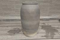 China Fiber Cement Pot Hand Carve Finish Drainage Holes Custom Color 5-6 Years Outdoor for sale