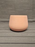 China Fiber Clay Planter Round Outdoor Decorative Durable Lightweight 5-6 Years Lifespan for sale