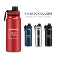 China Wide Mouth Vacuum Insulated Double Wall Stainless Steel Thermos Water Bottle/Flask for sale