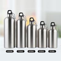 China Private Label Stainless Steel Single Wall Sport Water Bottle for sale
