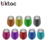 China Brand Customized Powder Coated Stainless Steel Ice Tumbler Mug for sale