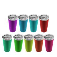 China Cheap Sell High Grade Powder Coated Double Wall 304 Stainless Steel Vacuum Tumbler for sale