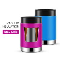 China Custom 12oz Blank Sublimation Metal Vacuum Insulated Stainless Steel Beer Can Cooler for sale