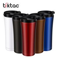 China Hot Sale 500ml Double Wall Insulated Stainless Steel Coffee tea Mug With Logo for sale