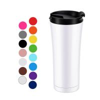 China Hot Sale 500ml Double Wall Insulated Stainless Steel Coffee tea Mug With Logo for sale