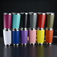 China High Quality 20 oz Double Wall Gold Ice Vacuum Insulated Tumbler Stainless Steel coffee Mugs for sale