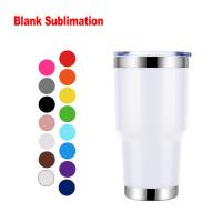 China Wholesale 30 oz Double Wall Stainless Steel Insulated Sublimation Wine And Water Yeticool Tumbler Cups With Straw for sale
