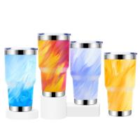 China Wholesale 30 oz Double Wall Stainless Steel Insulated Sublimation Wine And Water Yeticool Tumbler Cups With Straw for sale