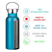 China Hot sales 17oz 20oz 25oz 34oz Double Wall Thermo Thermoses Vacuum Flask Stainless Steel Thermal Insulated Water Bottle for sale