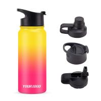 China Cheap sell double wall vacuum flask stainless steel thermo thermoses insulated thermal outdoor sports water bottle for sale