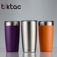 China Hot Sale 20oz Double Wall Stainless Steel Sublimation Insulated Vacuum Tumbler With Custom Logo for sale