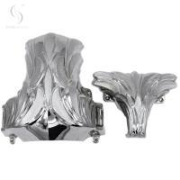 China Silver Plastic Casket Corner 1# DG - 4-Piece Set with 80