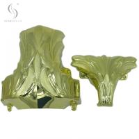China Light Gold PP Plastic Coffin Corner 1# with Steel Bar - 80