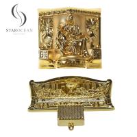 China Christian Style Coffin Corner #9 Hardware Set 4pcs Big Corner 8pcs Small Lugs for sale