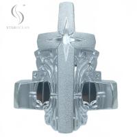China Silver Custom Coffin Corner PP Material Coffin Accessories Funeral Supplies 12# for sale