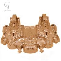 China Electroplated Bronze ABS New Design Coffin Corner Coffin Accessories 28# for sale