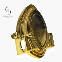 China Customized American Style Gold Coffin Corners Set with Fixed Handle SGS Certified 13#G for sale