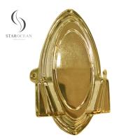 China Customized American Style Gold Coffin Corners Set with Fixed Handle SGS Certified 13#G for sale