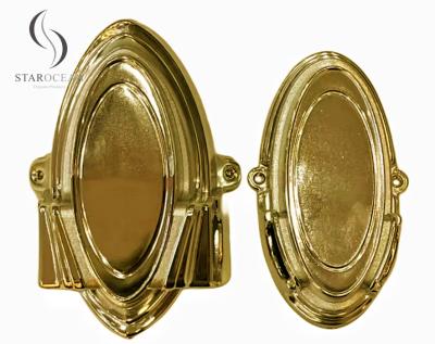 China Customized American Style Gold Coffin Corners Set with Fixed Handle SGS Certified 13#G for sale