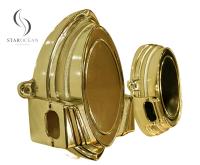 China Customized American Style Gold Coffin Corners Set with Fixed Handle SGS Certified 13#G for sale