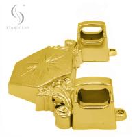 China 24K Gold Custom Coffin Corners Star Pattern Decoration Set 12#G for Metal Wood Coffins for sale