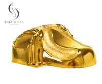 China Customized Gold PP Electroplated Coffin Corner Funeral Hardware Decoration 5#G for sale
