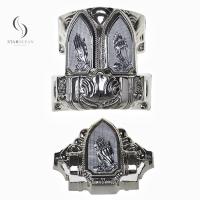 China Plastic Silver Coffin Corner 20#S Funeral Decoration Supplies Set with Steel Bars for sale