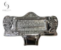 China Plastic Silver Coffin Corner Accessories For Funeral Interment Ornamentation19# S for sale