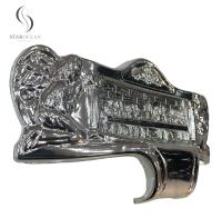 China Plastic Silver Coffin Corner Accessories For Funeral Interment Ornamentation19# S for sale